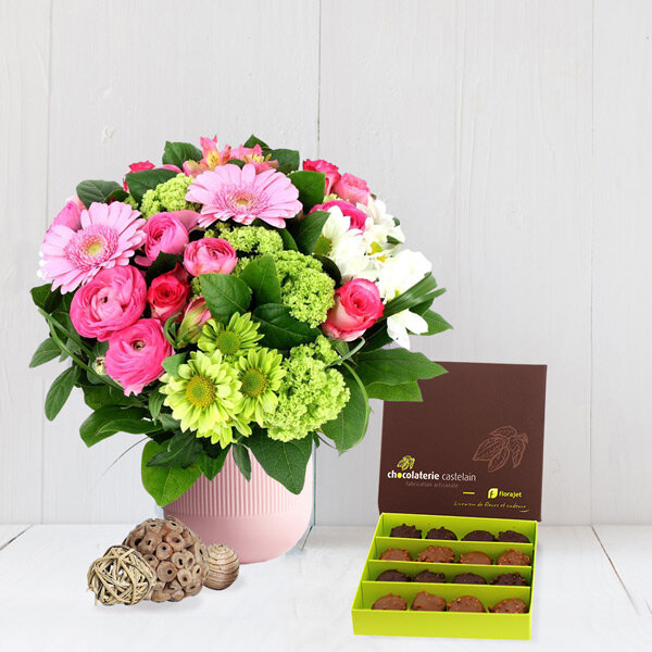 Cadeaux Gourmands "AMBASSADEUR + CHOCOLATS" - Livraison Express | Florajet